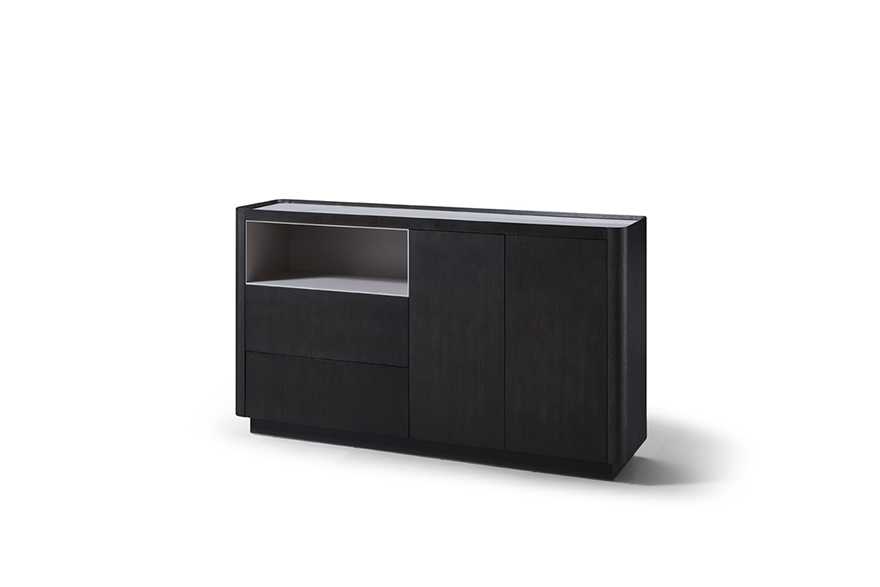 Matt Black Sideboard Ron | bmscasa