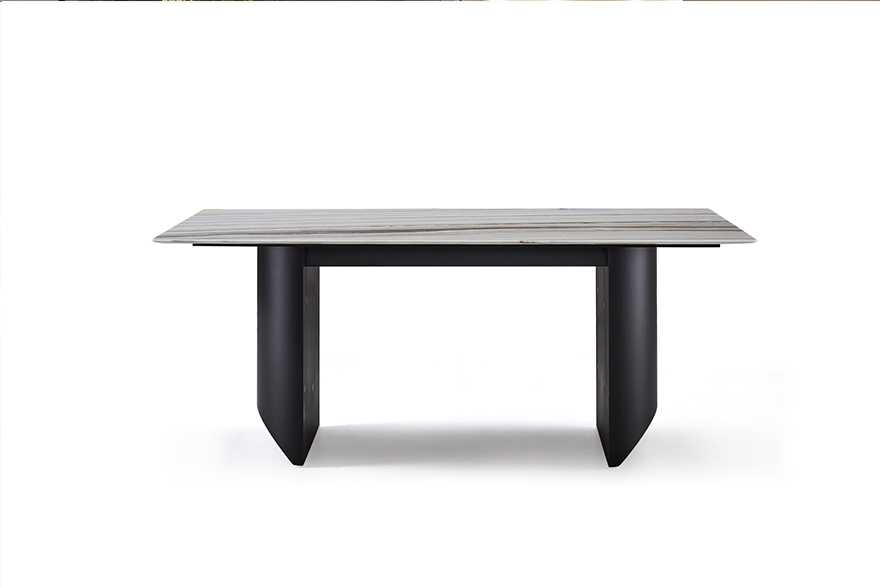Slate Dining Tables Rim Sintered Stone Table Top Easy clean