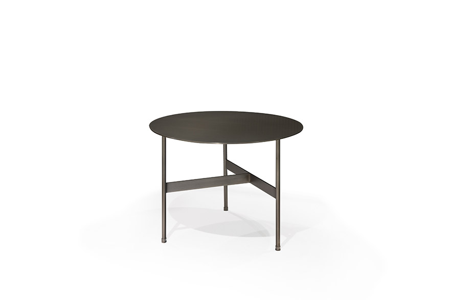 Leather Top Coffee Table Jonas | bmscasa