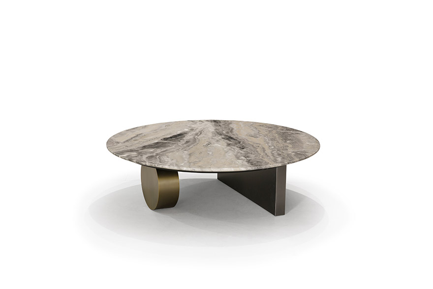 Carrara Marble Top Side Table Lawrence | bmscasa